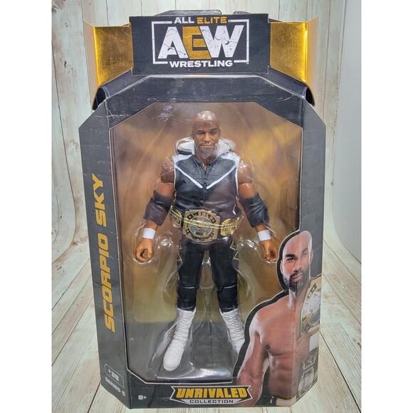 AEW | Toys | Aew Scorpio Sky Unrivaled Series 5 Wrestling 38 Action ...